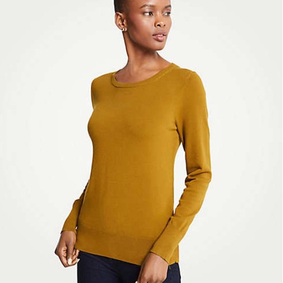 Ann Taylor | Sweaters | New Nwt Ann Taylor Side Button Sweater Color Lush Olive | Poshmark